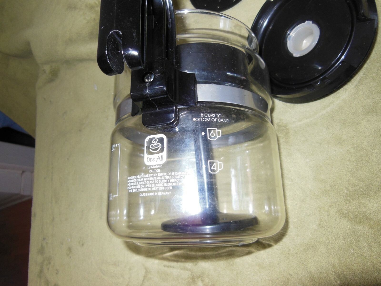Schott Duran 4-6 Cup Coffee Pot Percolator Micro-Perk/ made in Germany ...