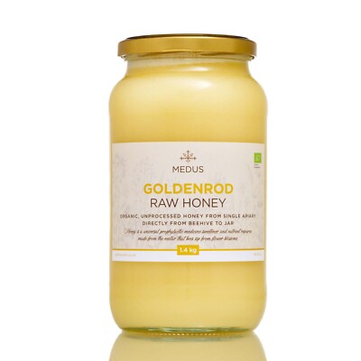 Goldenrod Organic Raw Honey (400g-1.8kg) Pure Natural - Unpasteurized ...