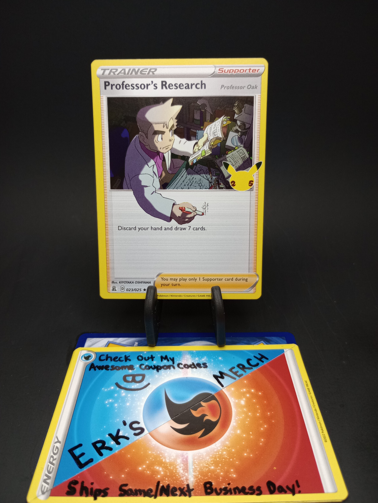 Professor's Research 023/025 25th Celebrations Holo Pokemon Card | eBay