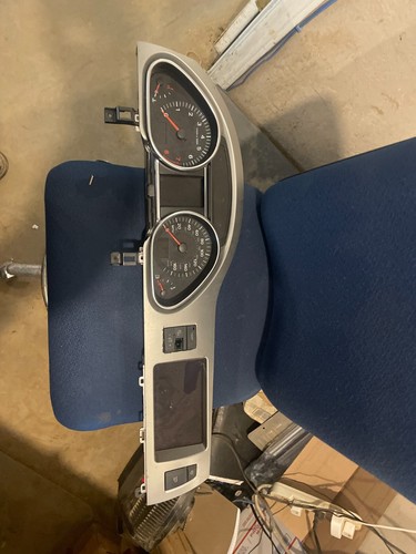07-09 AUDI Q7 INSTRUMENT SPEEDOMETER GAUGE CLUSTER W/ DASH BEZEL ...