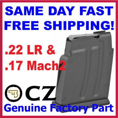 CZ 452/453/513/512 .22LR/17 Mach 2 5Rd (METAL) Mag 12001 SAME DAY FAST ...