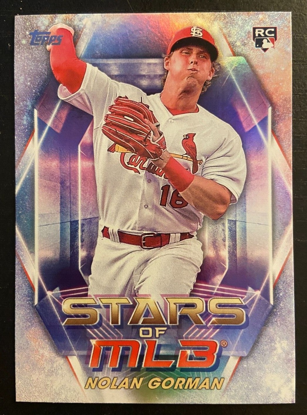 Nolan Gorman Stars Of The MLB Rookie RC 2023 Topps Series 1 Cardinals # ...