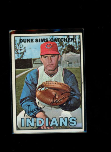 1967 Topps Duke Sims Cleveland Indians #3 | eBay