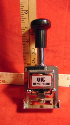 Numbering Machines - Six Wheels Numberer Machine