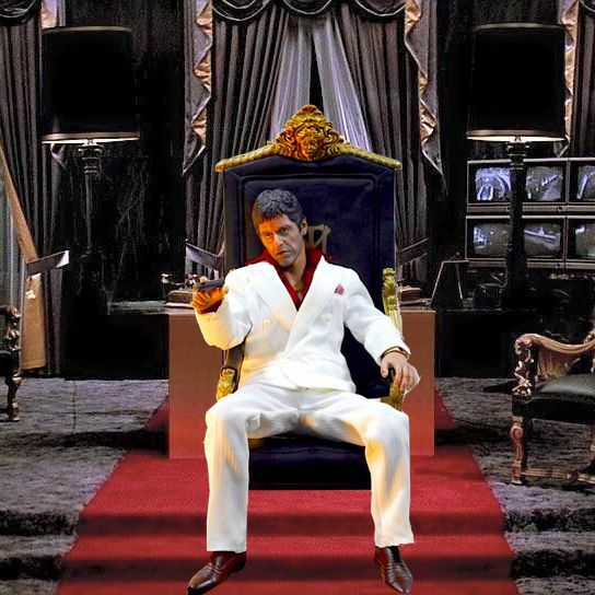 1/6 Scarface Backdrop 15"x15" - For 1/6 Tony Montana Al Pacino Blitzway ...