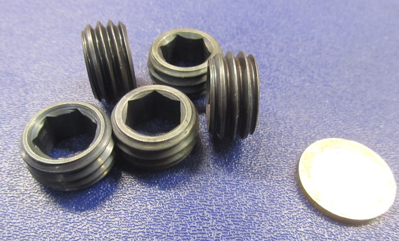 Black Oxide Hollow Jam Set Screws, 7/8"-9 x 7/16" Height, 5 Pieces | eBay