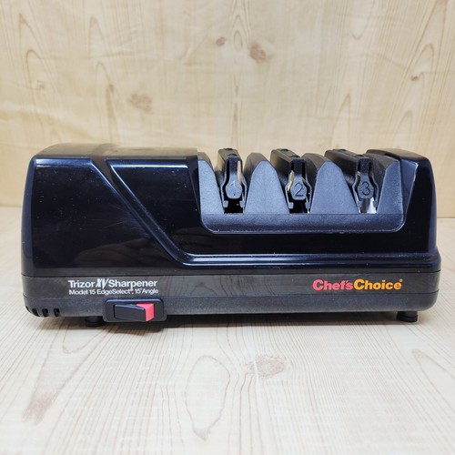 Chefs Choice Trizor Edge Electric 3 Stage Knife Sharpener Model 15 XV ...