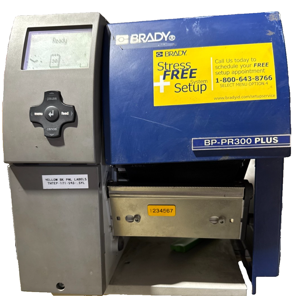 USED: BRADY- LABEL MAKER BP-PR300 PLUS PRINTER | eBay