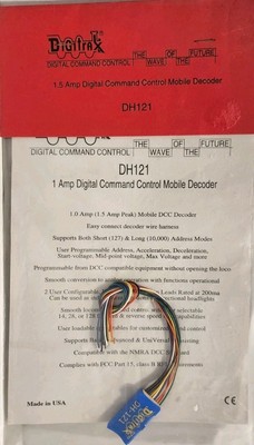 Digitrax DH121 1 Amp Digital Command Control Mobile Decoder | eBay