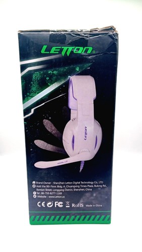 Letton L-17 40mm Loudhailer Diameter Rotatory Microphone Wired Gaming Headset | eBay