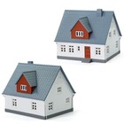 Evemodel N Scale 1:160 Model Village Cape Cod House Pre-built Building ...