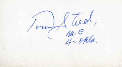 THOMAS JEFFERSON "TOM" STEED - SIGNATURE(S) | eBay