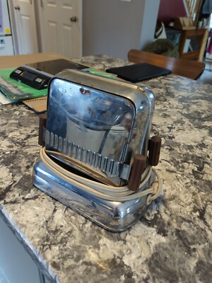 Edison Kwikway 1930's Toaster Art Deco Chrome | eBay