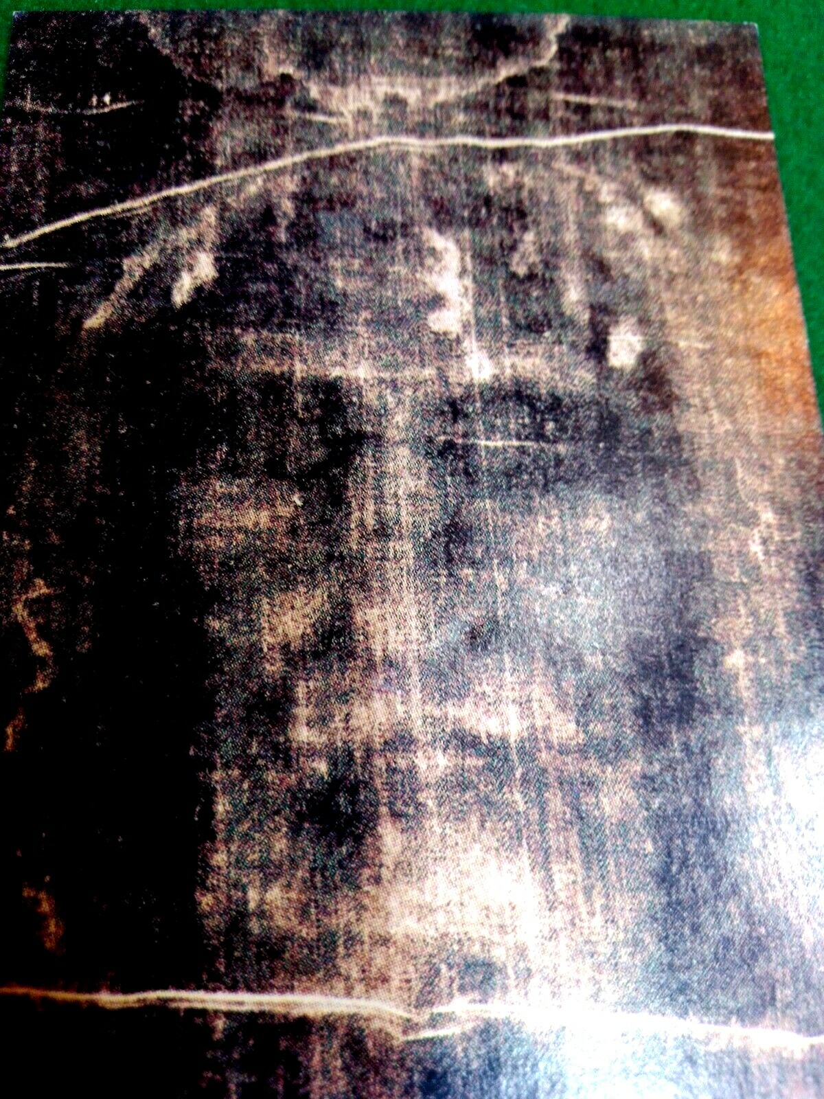 SANTINO VOLTO SACRA SINDONE DI TORINO- PARTICOLARITÀ CHICCHI DI SENAPE ...