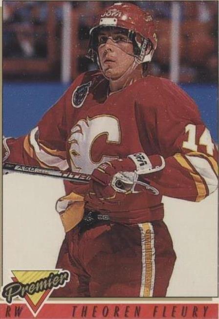 1993-94 Topps Premier - Theoren Fleury #100 for sale online | eBay