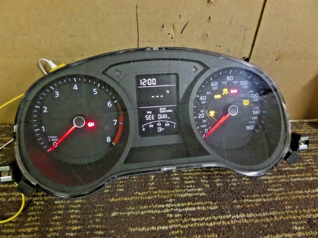 2017 Volkswagen Jetta TSI Mk6 Instrument Cluster Speedometer Gauges 11k ...