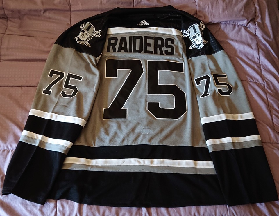 Brand New Raiders NFL Silver & Black Hockey Jersey. Any size, name and ...