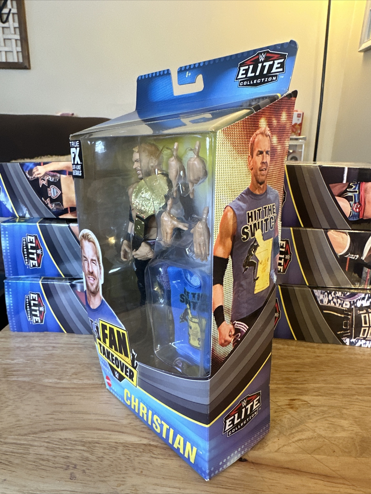 Mattel WWE Elite Collection Christian Fan Takeover Amazon Action Figure ...