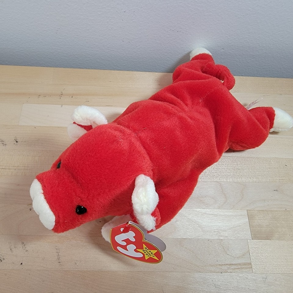 TY Beanie Baby - SNORT the Bull Plush Stuffed Animal Toy MWMT ...