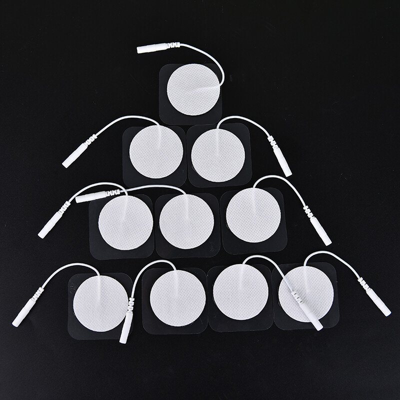 10pcs Tens round electrode pads electrode patch for machine 4cmDWAUJUAU ...