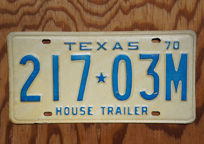 1970 TEXAS License Plate | eBay