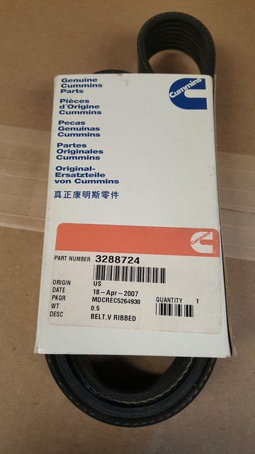 Genuine Cummins 3288724 Belt V Ribbed for sale online | eBay