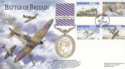 BB2 WW2 Battle of Britain WWII Spitfire RAF DFM BAHAMAS FDC | eBay UK