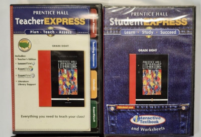 Prentice Hall Literature Grade 8 / Lot of 2 Teacher & Student Express ...