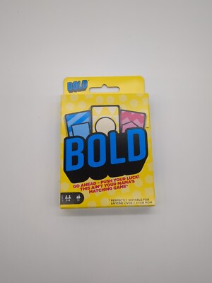 NEW Mattel Games BOLD Matching Card Game Age 7+ | eBay