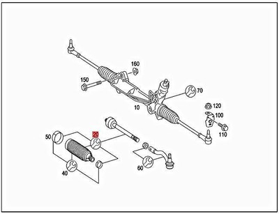 Genuine MERCEDES 906 5-t Box 906 Bus Axial joint 9064600155 | eBay