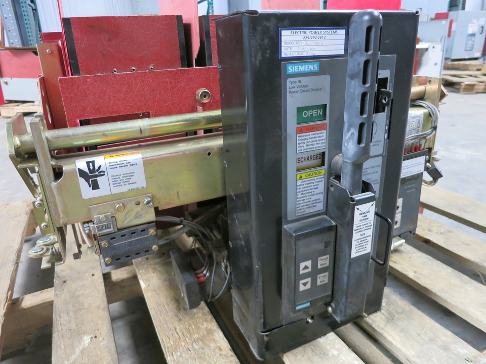 Siemens RL-4000 4000A Air Breaker LS Static Trip III RMS-TS-TZ-CPX 4000 ...