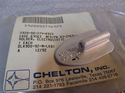 Chelton Avionics Aircraft Electrostatic Discharger Mount / Holder Part ...