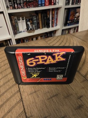 6-Pak (Sega Genesis, 1995) Tested & AUTHENTIC 96427010975| eBay
