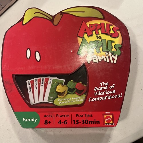 Apples to Apples Family Edition Game 2010 Mattel Complete Fun Family ...