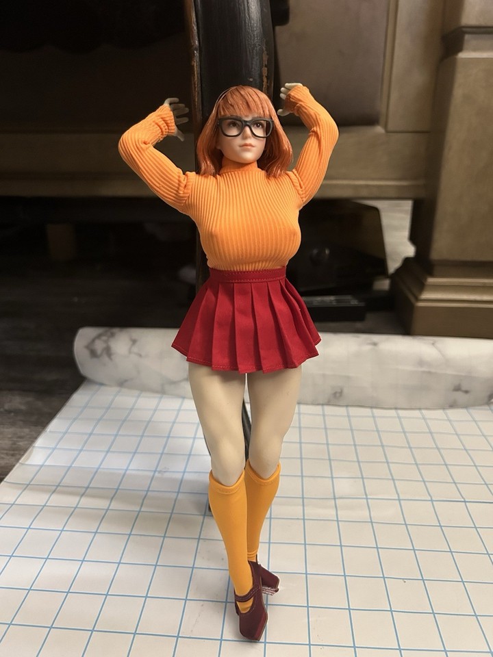 1/6 Silicon Seamless Female Figure Doll FBB Body (Velma From Scooby Doo ...