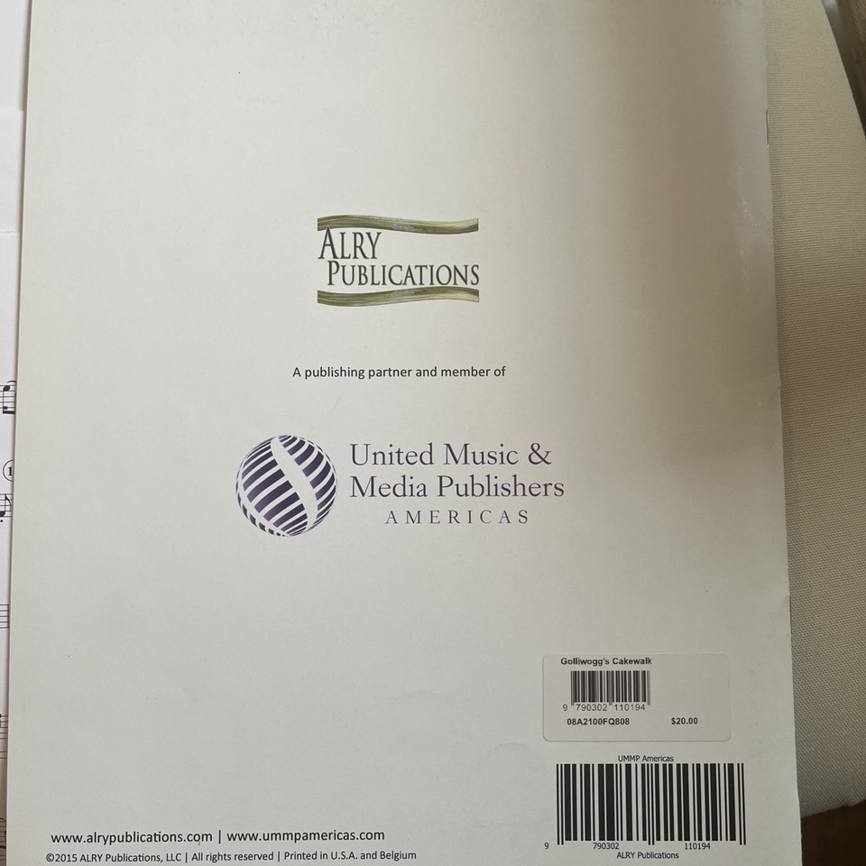 Flute Choir Golliwog's Cakewalk by Debussy arr. Jicha | eBay