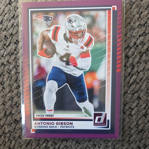 Antonio Gibson Purple Press Proof 2025 Panini Donruss Football Card 129 ...