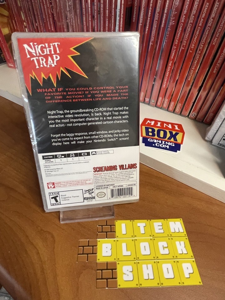 Night Trap 25th Anniversary Edition Nintendo Switch (2018) Limited Run ...