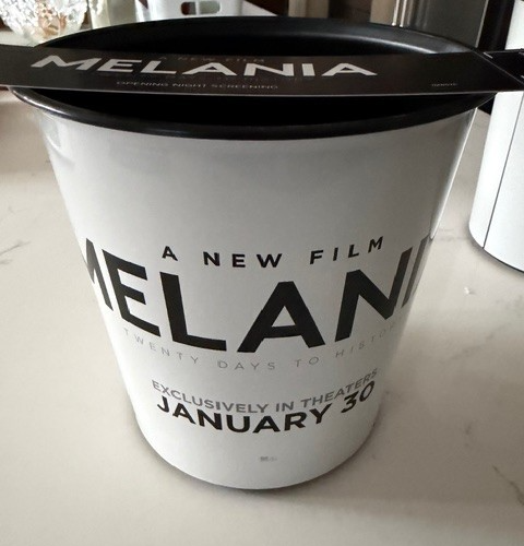 Melania Trump 2026 Regal Limited Edition Popcorn Bucket And Bookmark ...