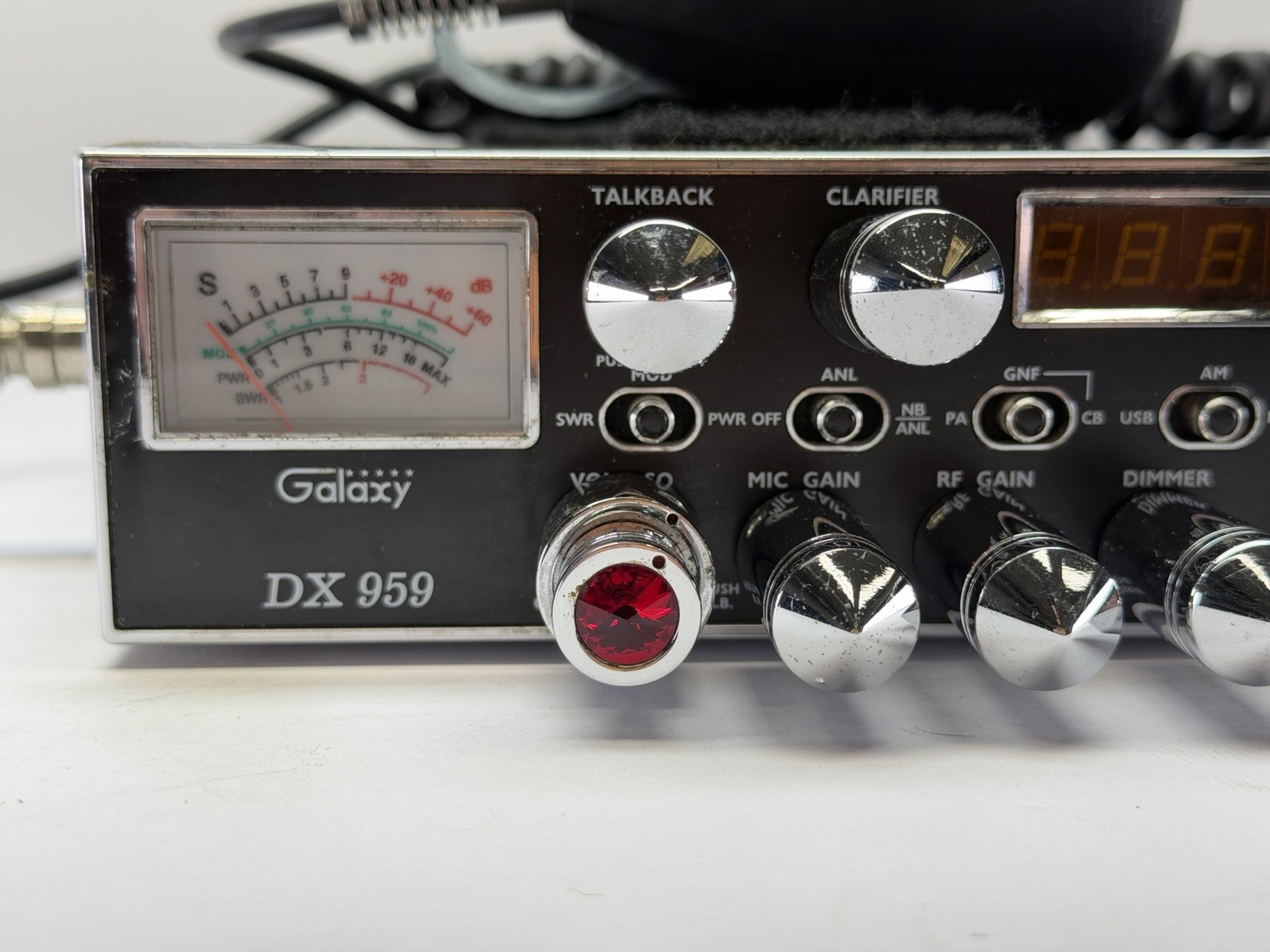 Galaxy DX 959 AM/SSB 40 Channel Mobile CB Radio w/ Astatic microphone ...