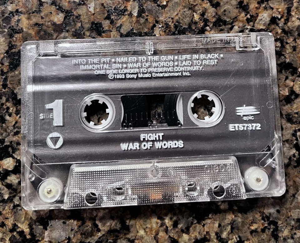 FIGHT - WAR OR WORDS CASSETTE 1993 METAL JUDAS PRIEST | eBay