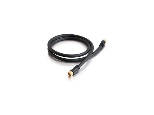 C2G 29133 12 ft. Value Series F-Type RG6 Coaxial Video Cable Male to ...