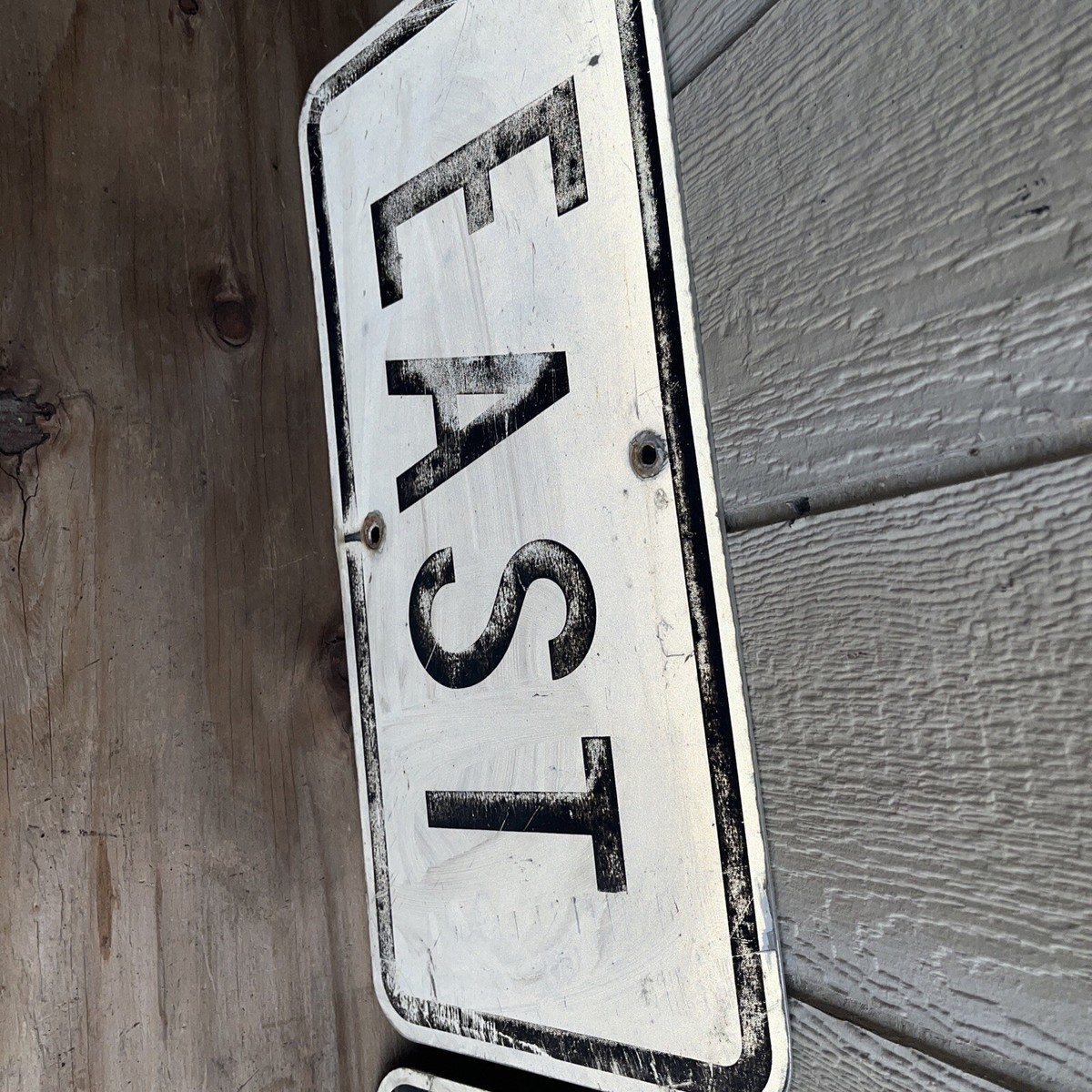 Vintage Metal Street Signs
