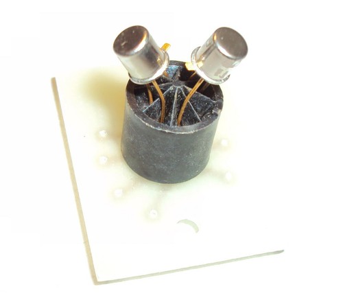 Welcon 6 PIN Jfet or Transistor test socket, Gold pins, on small ...