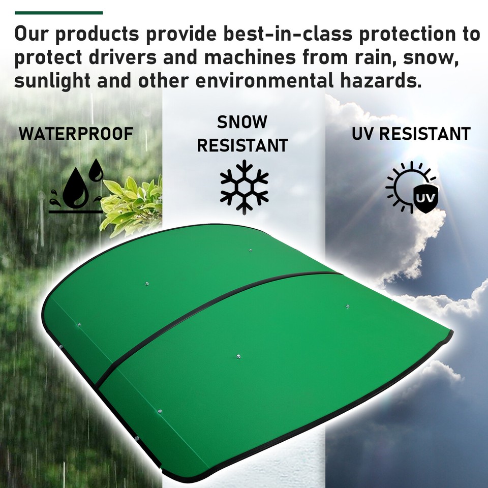 Green Tuff Top Tractor ROPS Canopy 52" X 52" For Tractor Mowers ...