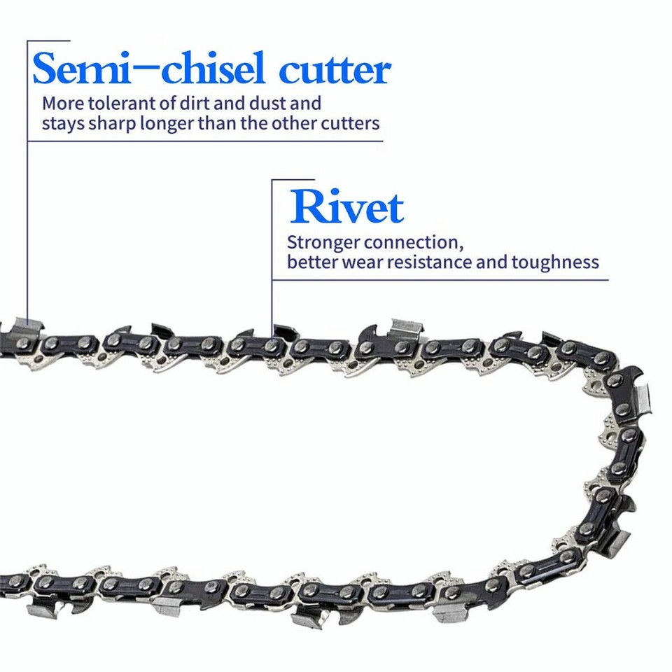 Replacement Chainsaw Chain For Pole Saws&Chain Saw Tools 6'' 1/4''LP ...