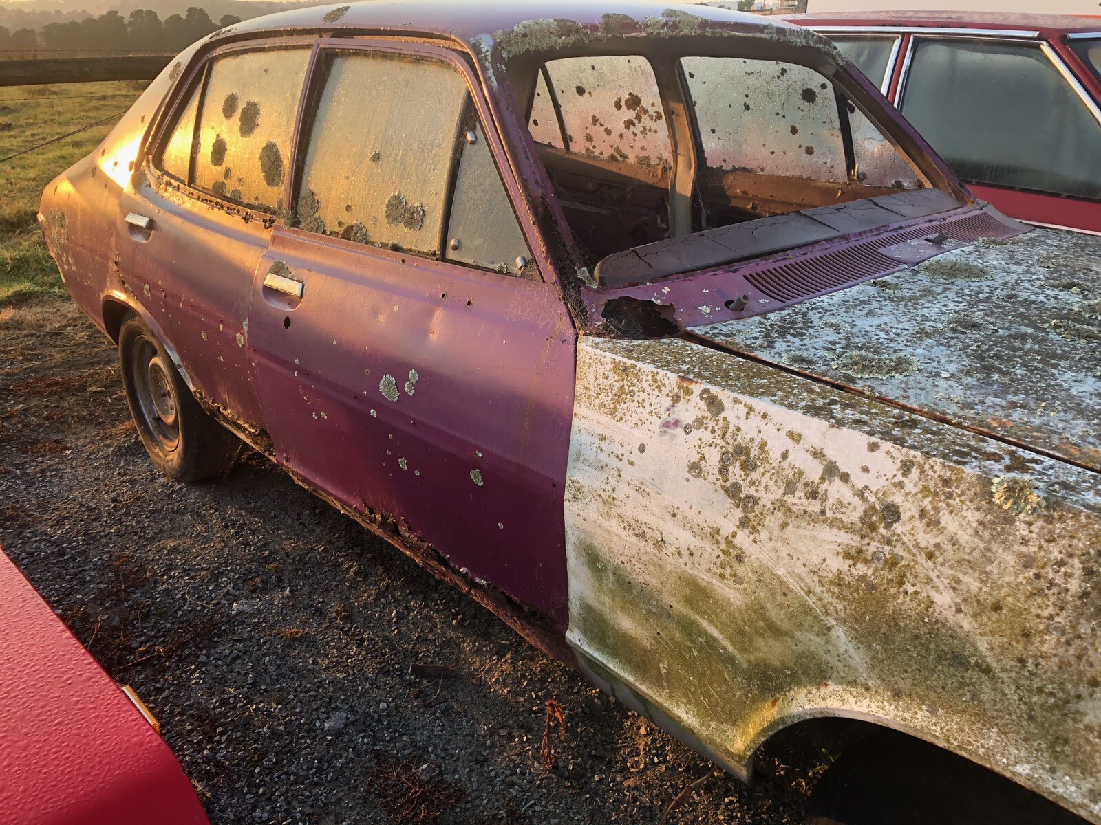 LJ TORANA BODY SHELL VERY RUSTY QUARTER PANELS SHELL & DOORS DISCS DIFF ...