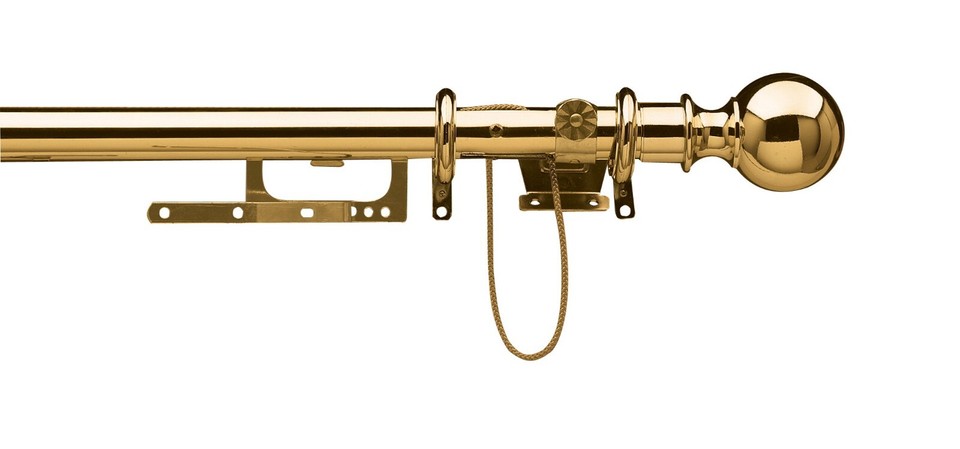 Harrison Drape Extendable Corded Curtain pole, pole set Classics Range ...