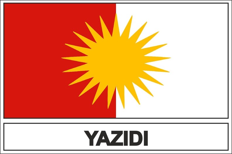 Sticker flag vinyl country yazidi yezidi | eBay