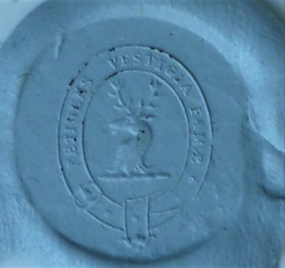Antique Heraldic Seal Crest Coat Arms Die Sinker Stamp Following ...